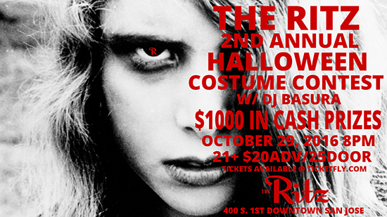 The Ritz 2nd Annual Halloween Costume Contest w/ DJ Basura | Nightclub ...