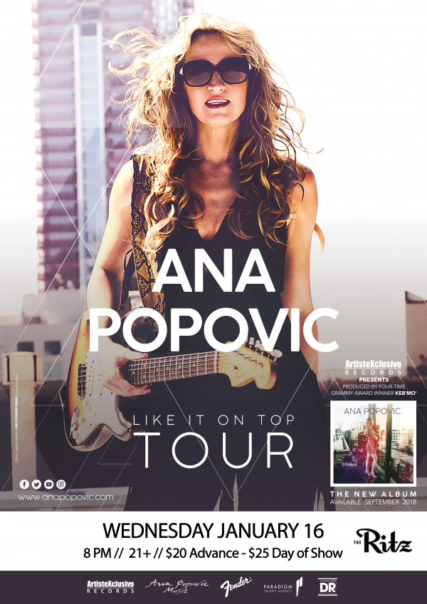 ANA POPOVIC + TOMMY ODETTO | Nightclub San Jose CA | Live Music Event ...